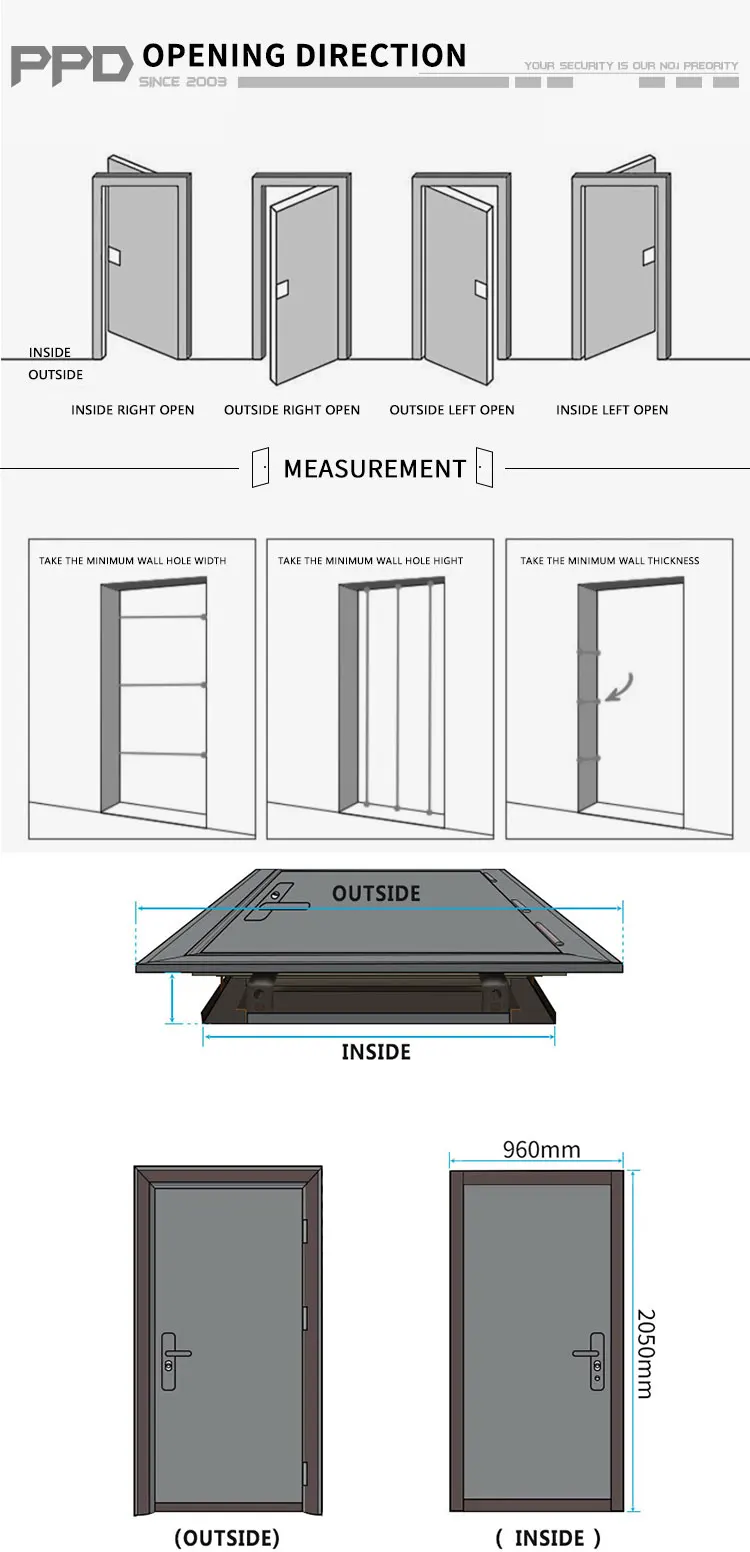 PPD Security Steel Doors - Durable and Reliable Solutions