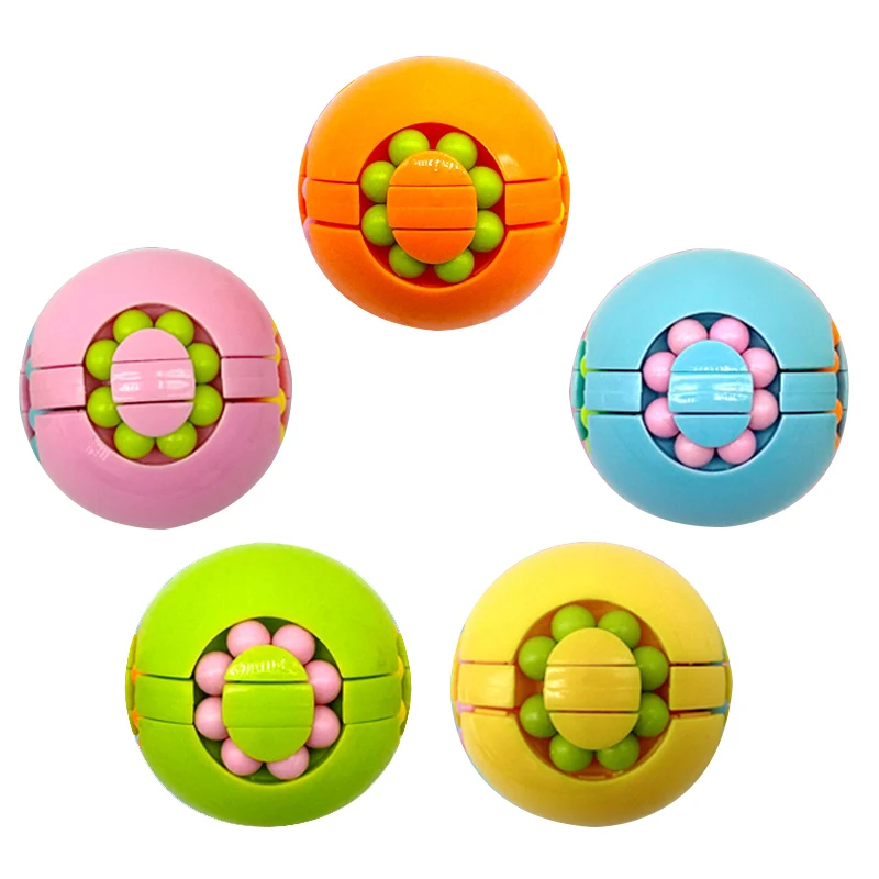 Small Magic Bean Cube Children Mind Development Fingertip Spinning ...