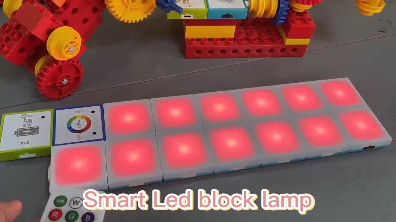 Diy Educational Assembly Toys Electric Flashing Colorful Lights ...