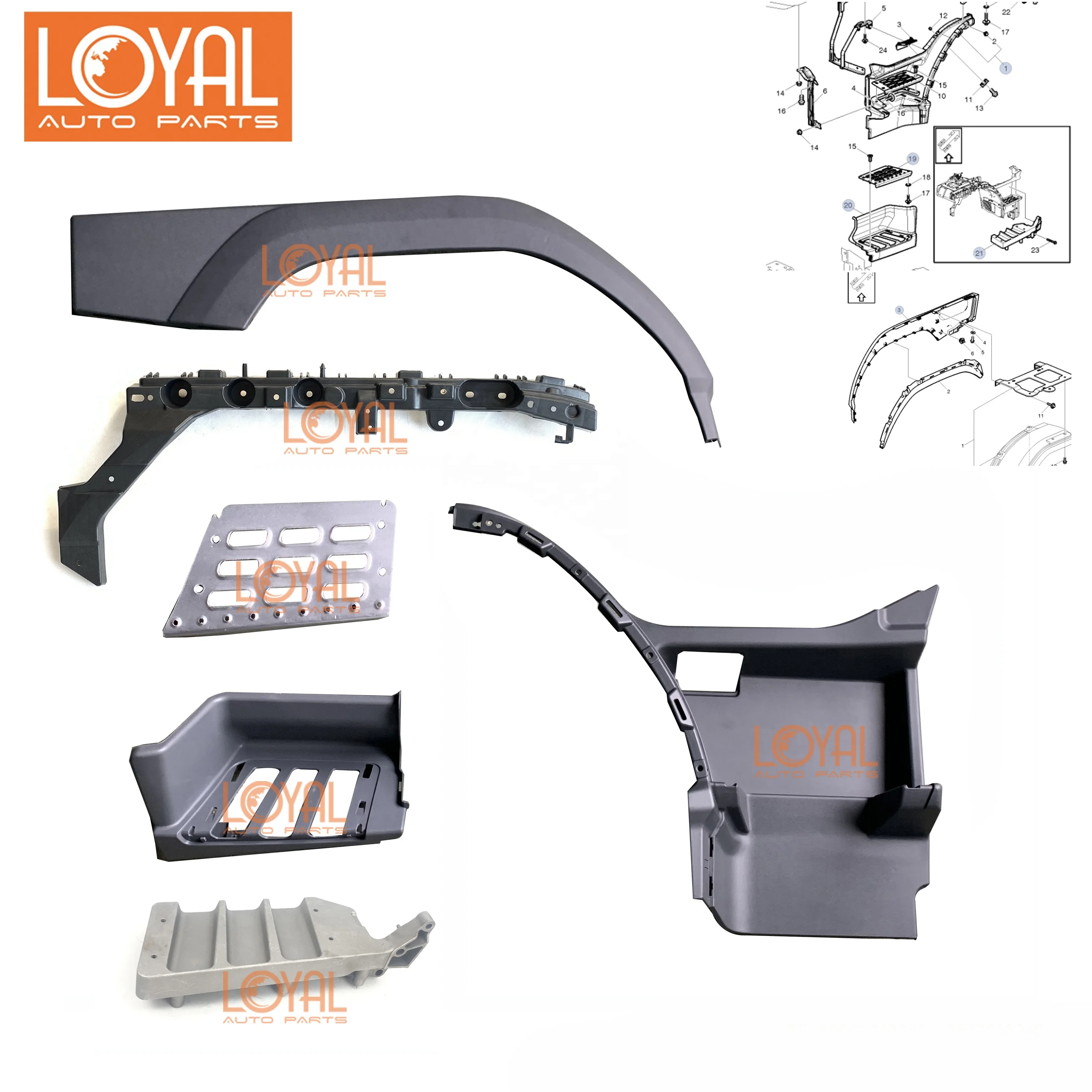 Fender กันชน82653839 82653837 82610346 82610347 84220615 84220615 ...