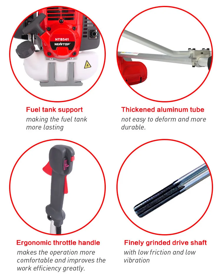 Petrol Brush Cutter Engine 43cc Hus 143 RII 541 | Gas Powered Grass ...
