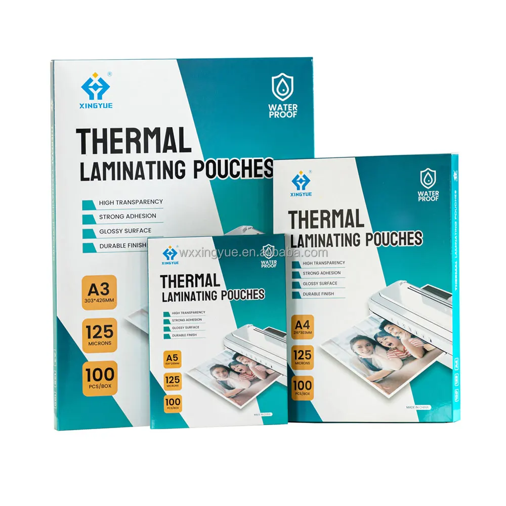Guangzhou Factory A4 Paper Laminate Sheet Hot Lamination Pouches For ...