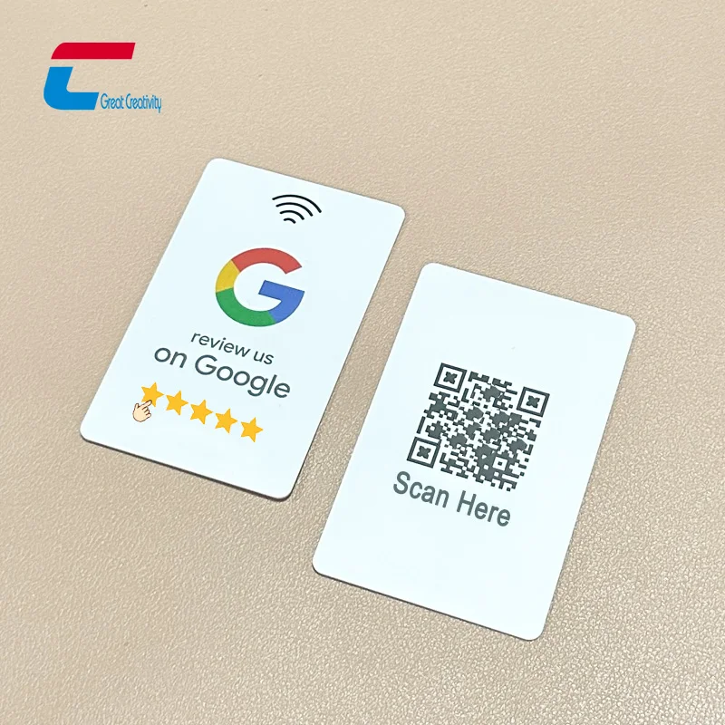13.56mhz Nfc google Review Rfid Business Card,google Review Popup Card ...