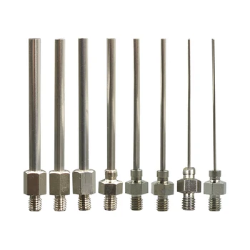 M4 External Thread Needle Tube All Metal Stainless Steel Disposable ...