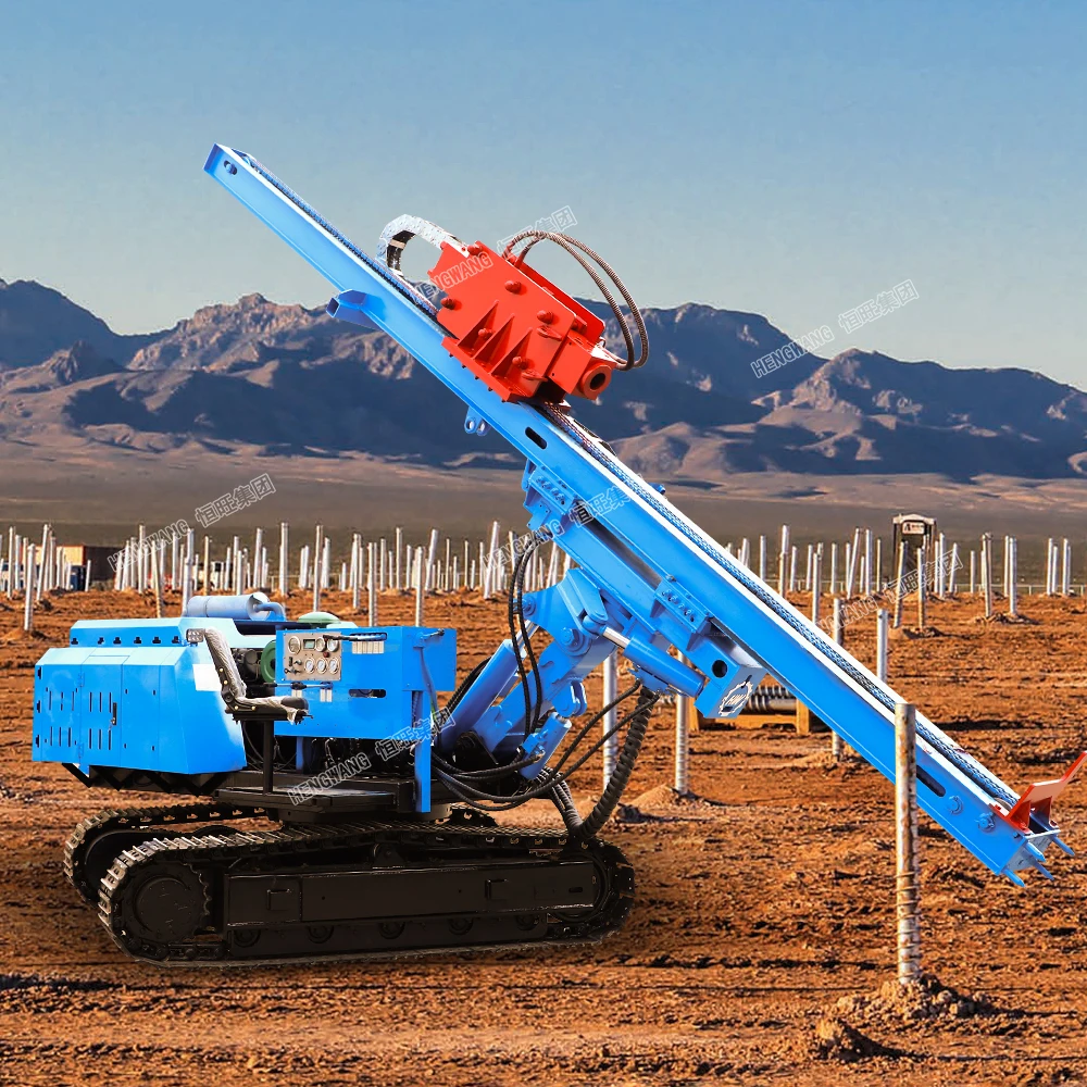 High Quality Hengwang Hydraulic diesel pile driver hammer mini ...