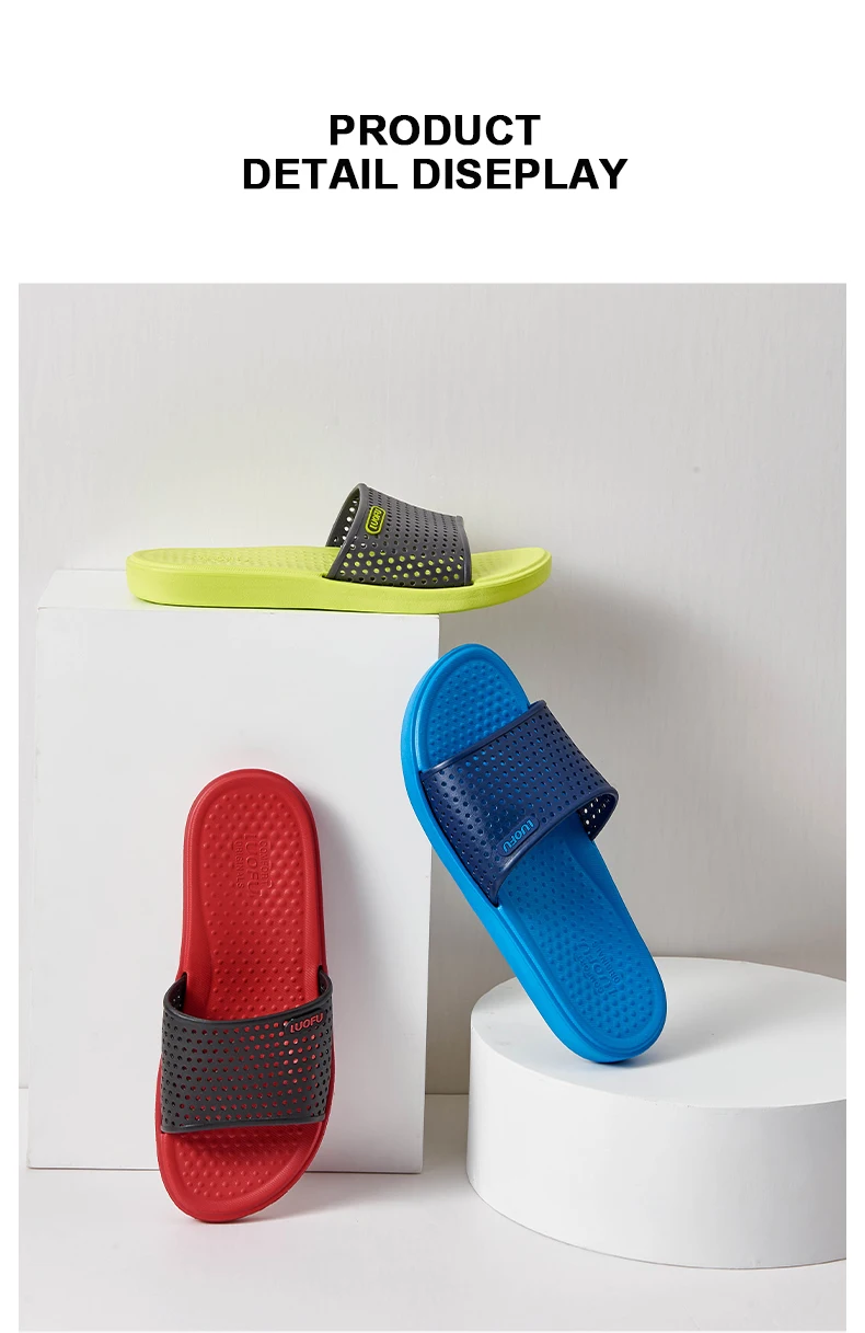 LUOFU Men's EVA Slide Shoes - Comfort & Style for Summer