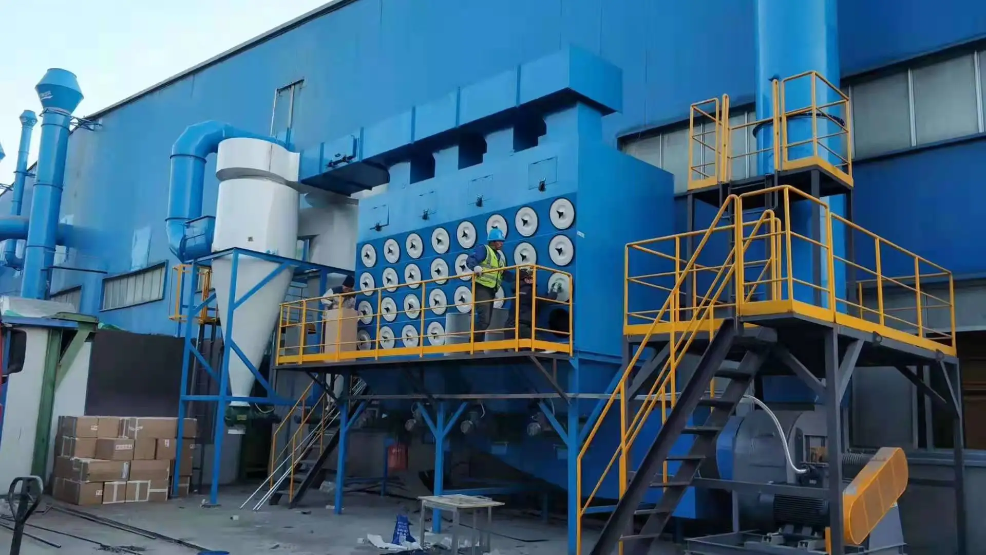 Industrial Cartridge Filter Dust Collector for Lime Factory