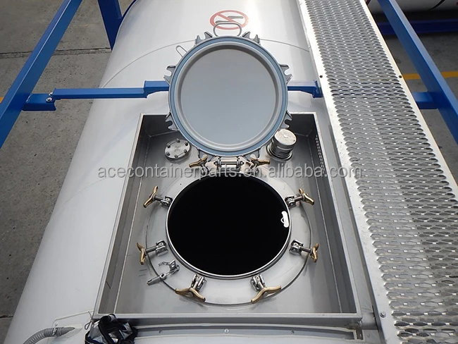 ISO Tank Container PTFE EPDM Manhole Cover Rubber Sealing
