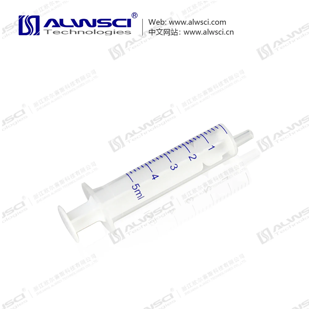 Labfil 5ml Disposable HPLC Laboratory Syringe for Lab Use