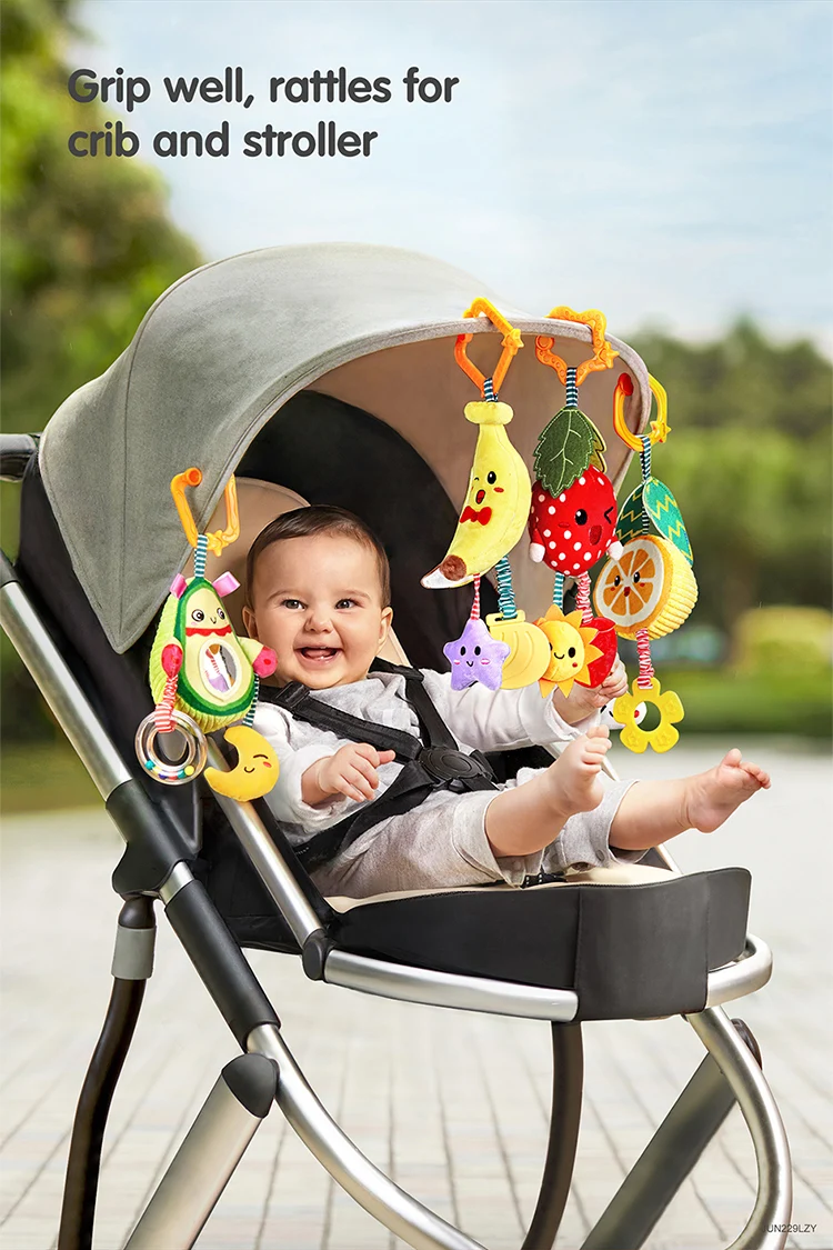 Tumama Baby Hanging Rattle Toys - Soft & Fun for Infants