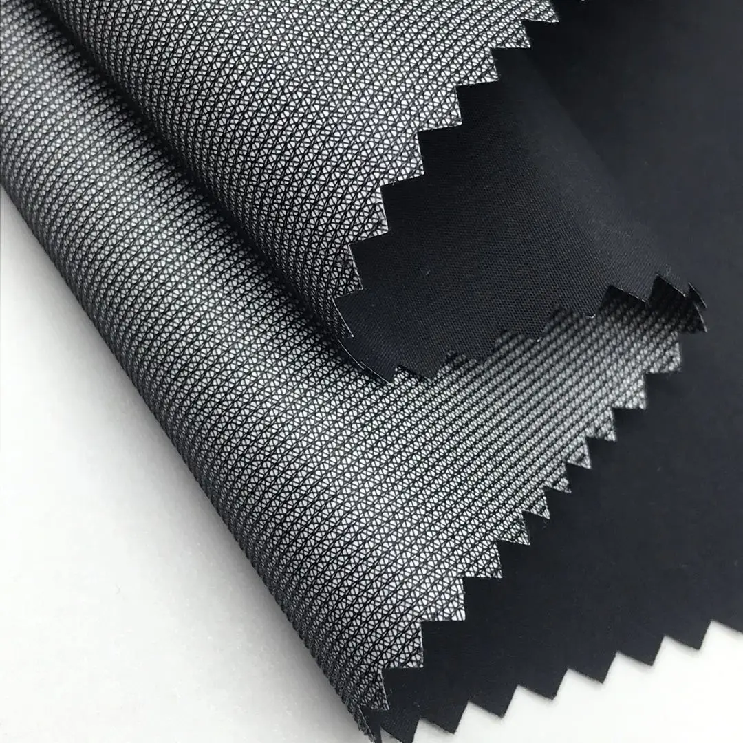 Three Layers Fabric 50D Dewspo Laminated TPU Tricot for Jacket Trousers Coat Waterproof ...