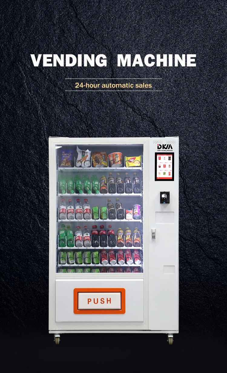 DKM High Tech Vending Machine - Food & Drink Combo