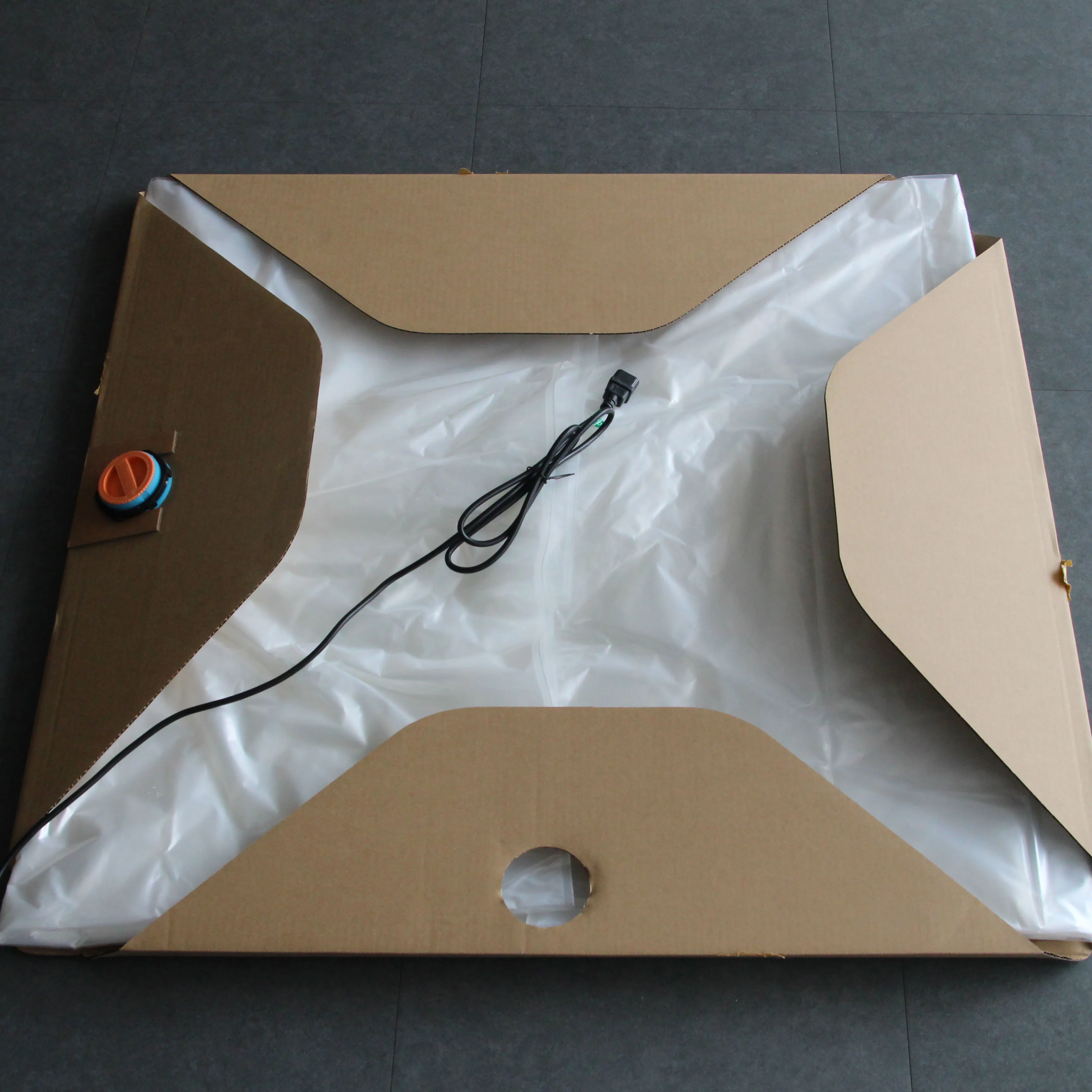 1000L Foldable Square Cardboard Paper IBC Flexitank for Palm Oil Transport