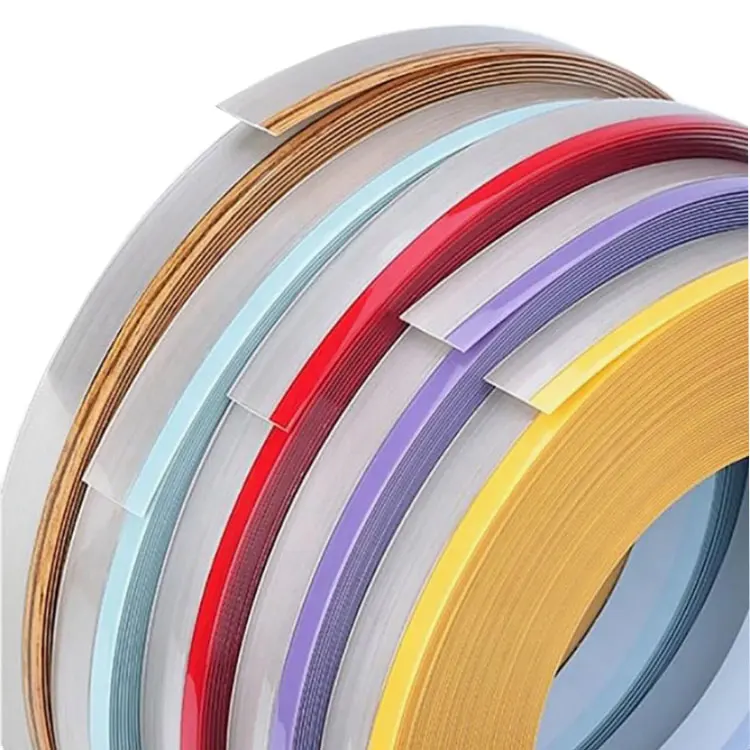 Extrusion Plastic Melamine Board Edging Strips PVC/ABS/Acrylic Board ...