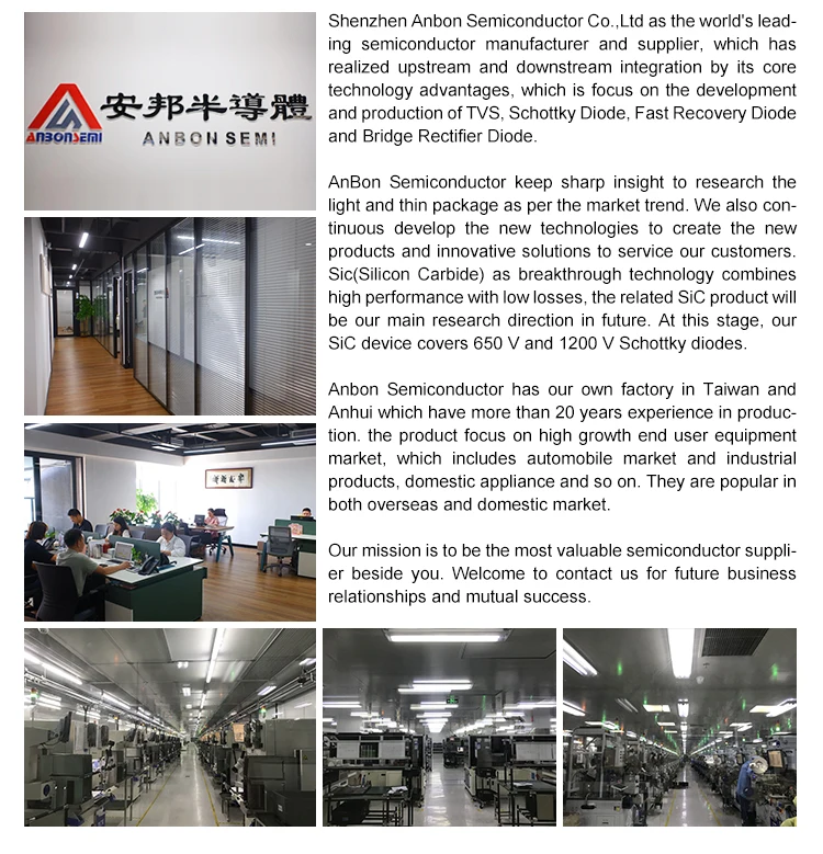 Anbon 1200v 2a As3d002120a To-220-2 Sic Silicon Carbide Schottky Diode ...