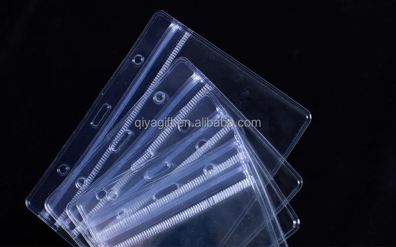 Transparent Employee ID Card Case - Waterproof & Durable