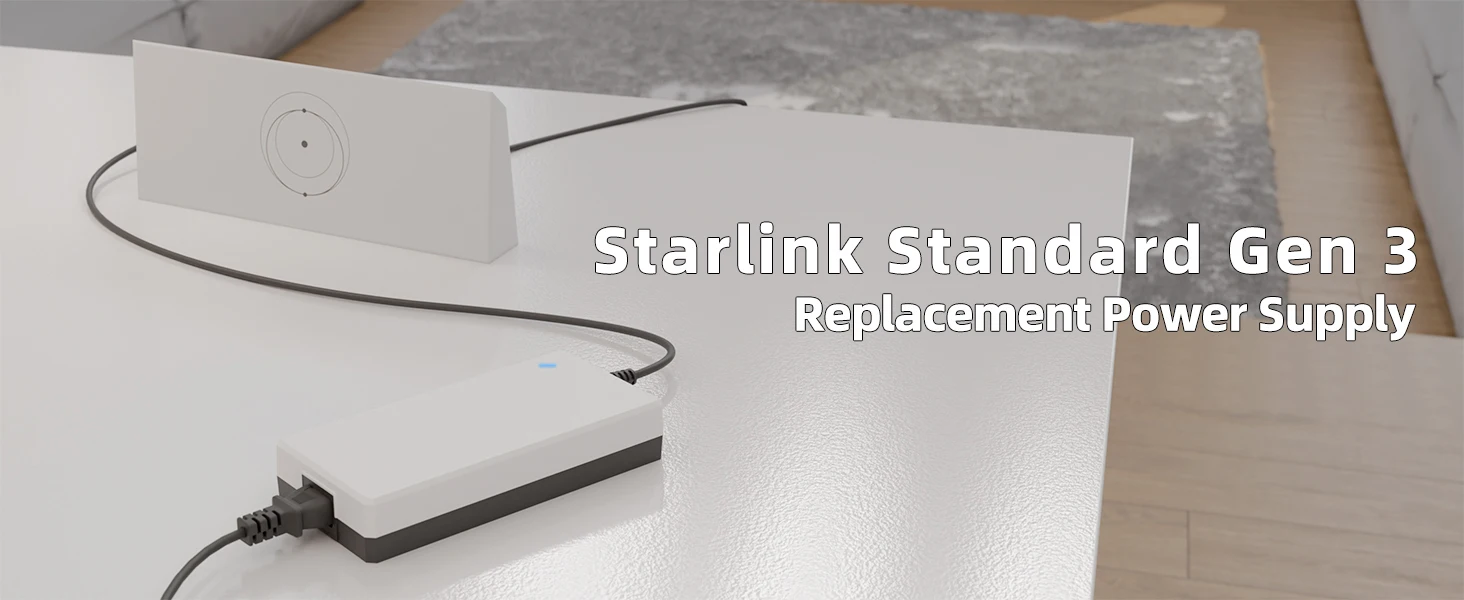 Starlink DC Power Starlink Standard Gen 3 V3 Internet Kit Power Supply ...