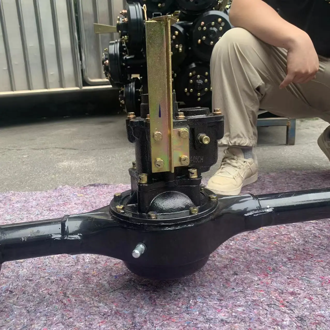 Trike China 2 Speed Rear Axle for Gasoline Auto Rickshaw