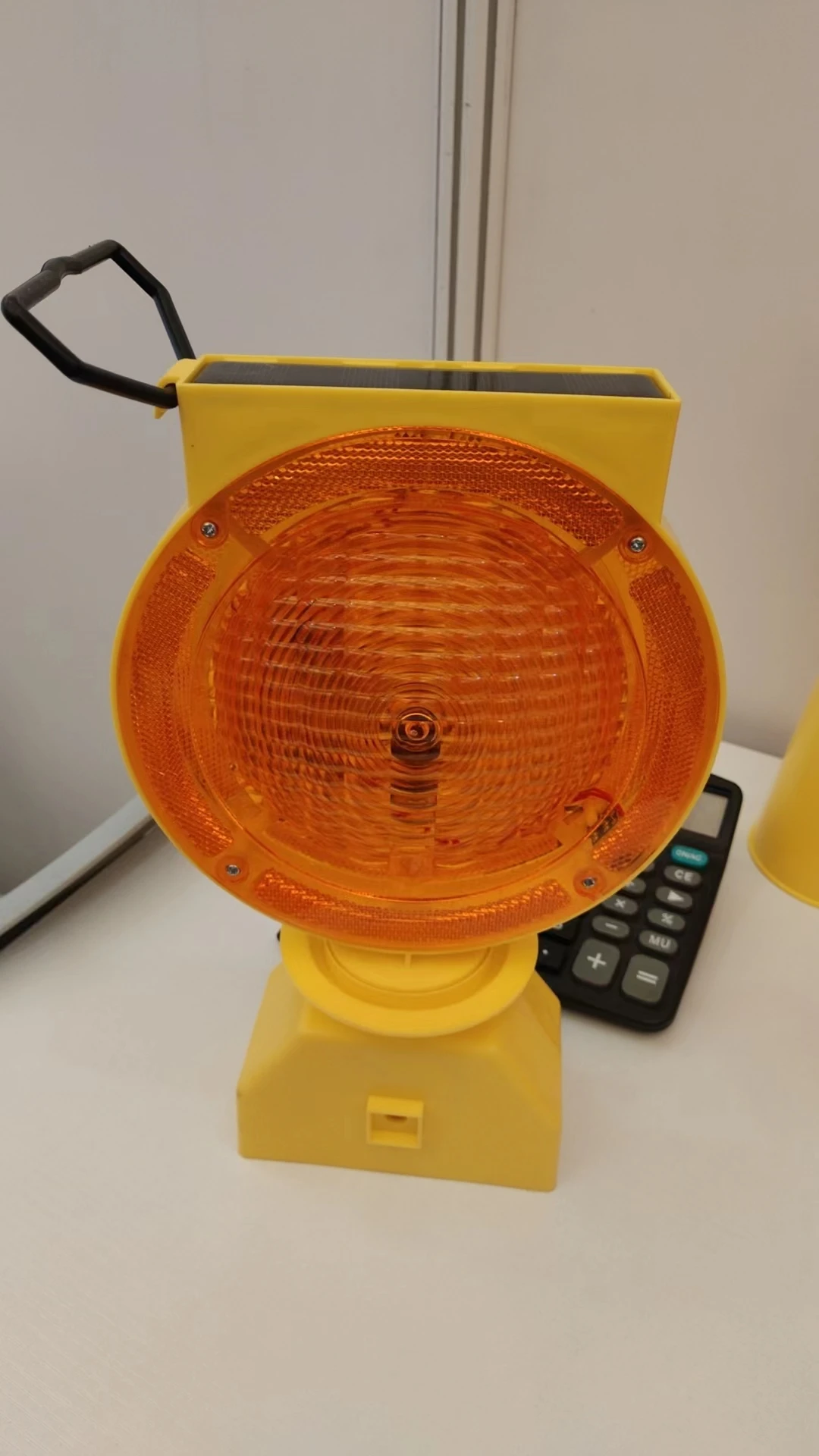 Construction Safety Solar Barricade Warning Light Amber Solar Road ...