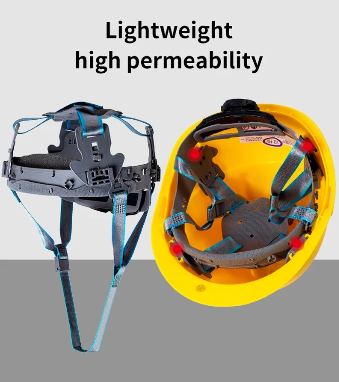 Ppe Yellow Color Safety Helmet Casco De Construction Capacete Helmet ...