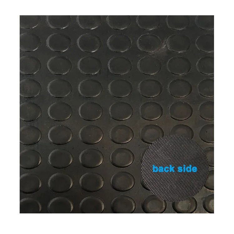 Rubber Flooring Mat Anti Slip Round Dot Rubber Coin Rubber Floor Sheet ...