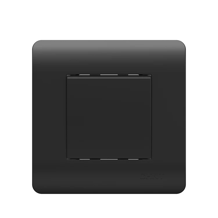 Chint Factory Modern Black Wall Switch Home Application 1 Gang 2 Way ...