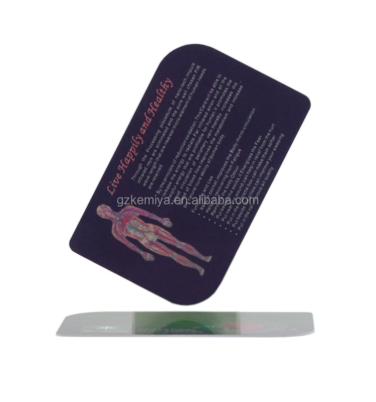 2000cc Quantum Bio Energy Pvc Material Skin Negative Ion Card Good For ...