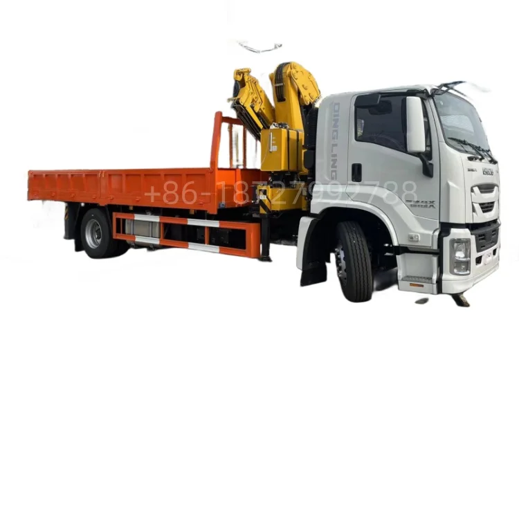 Japan Chassis 1suzu Promotion Truck Crane 5 Ton 10 Ton Hydraulic Mobile ...