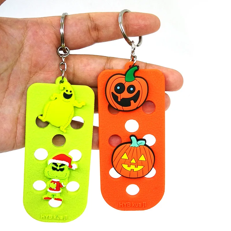 Custom Original 2d Soft Eva Design Croc Keychain Customized Cartoon ...