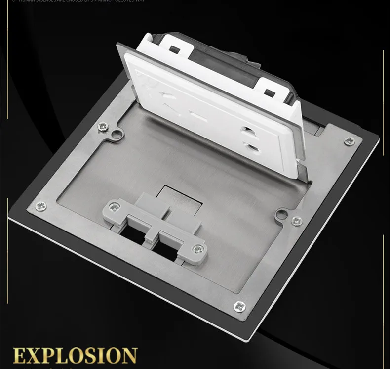 Concealed Floor Socket - Customizable Five-Hole Outlet