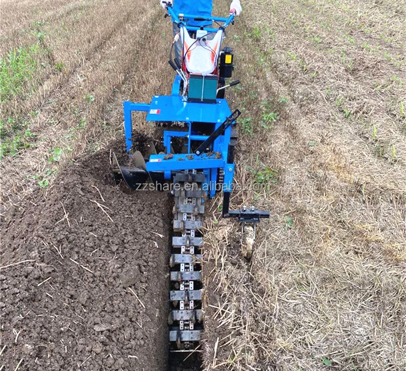 Automatic Agricultural Mini Trencher Machine Rock Trenching Ditch ...