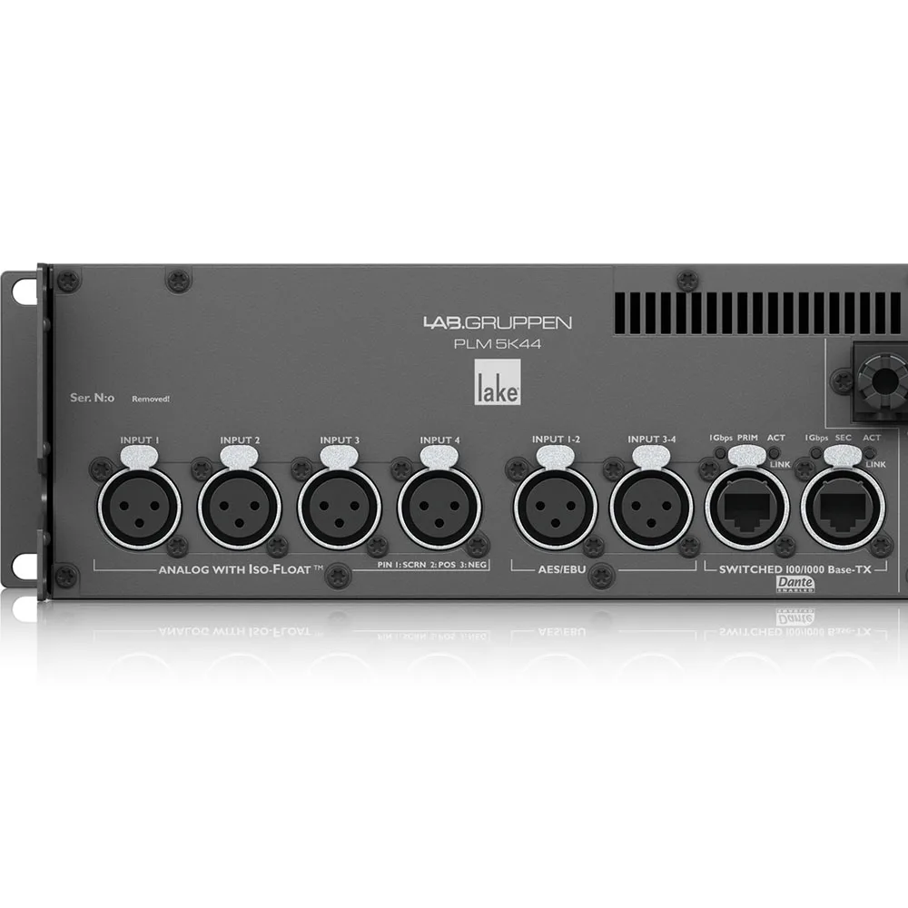 Lab.gruppen PLM 5K44 - 4-Channel 5000W Class TD Amplifier