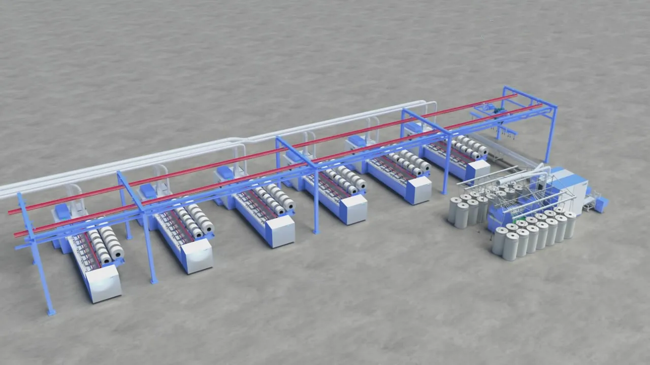 TONGDA TDFA306B Sliver Lap Former for Textile Yarn Spinning Line ...