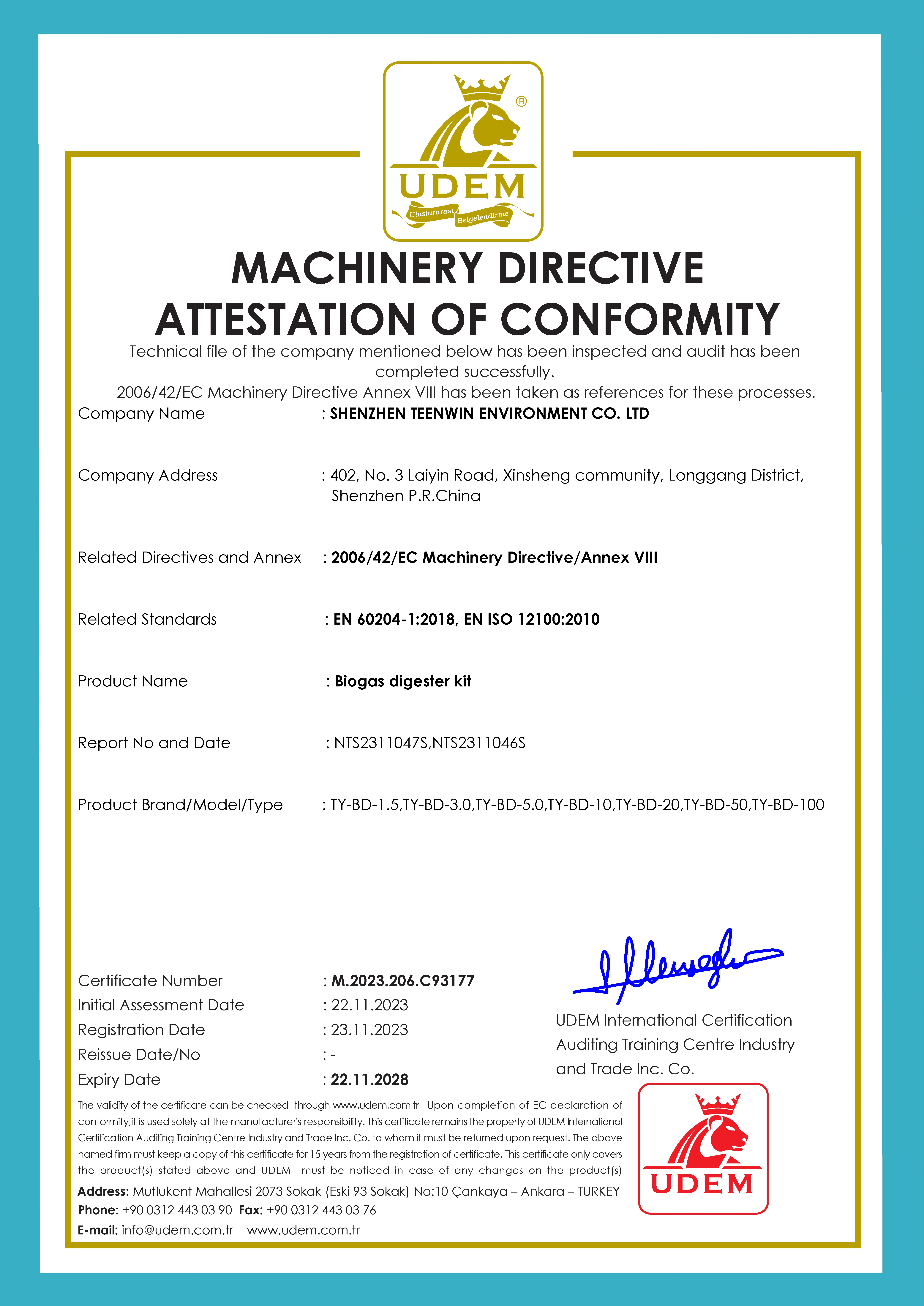 Biogas Power Digester System - Eco-Friendly Waste Treatment