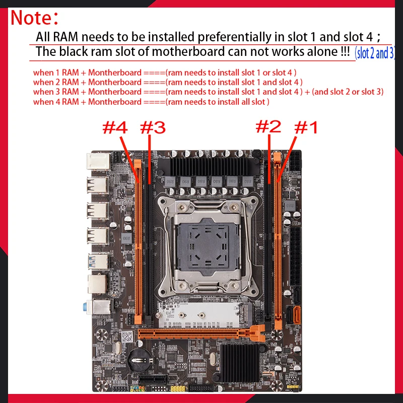 X99 Motherboard Combo Cpu Set Lga 2011-3 Ddr4 Ram Combo Kit Combo For Office Computer X99 ...