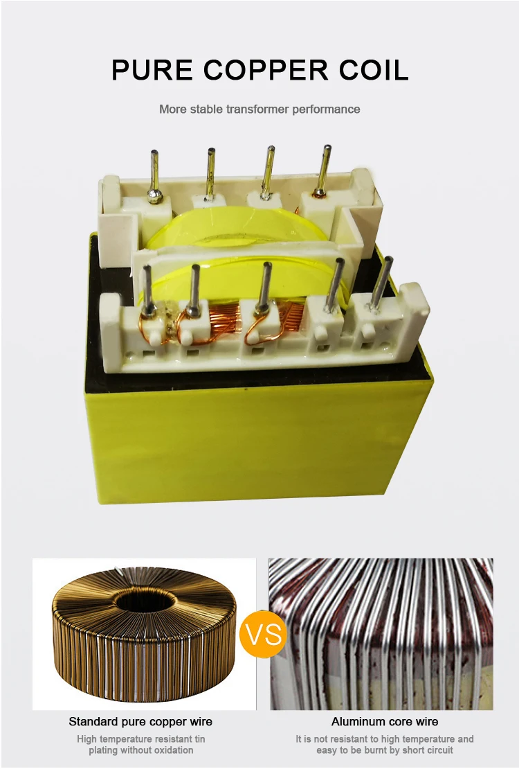 Smps Ei41 Ferrite Core Flyback Toroidal High Frequency Portable Welding Coil Transformer For Led ...