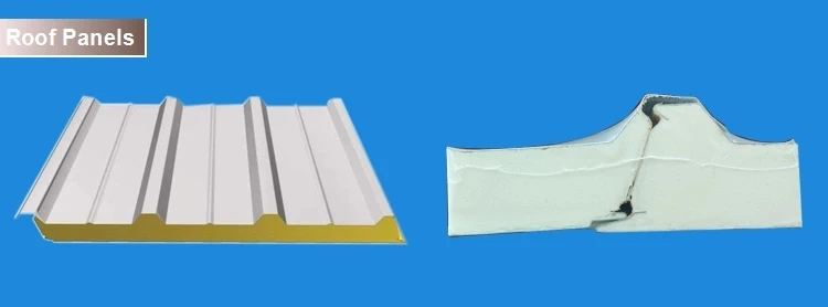 Prefab House Steel Structure Building Material Roof And Wall Corrugated ...