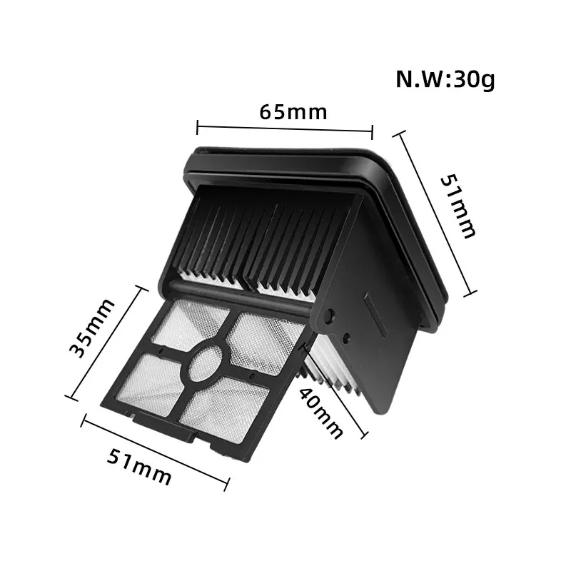 Washable and Reusable Hepa Filter Replacement Fit for Xiaomi Dreame H13 ...