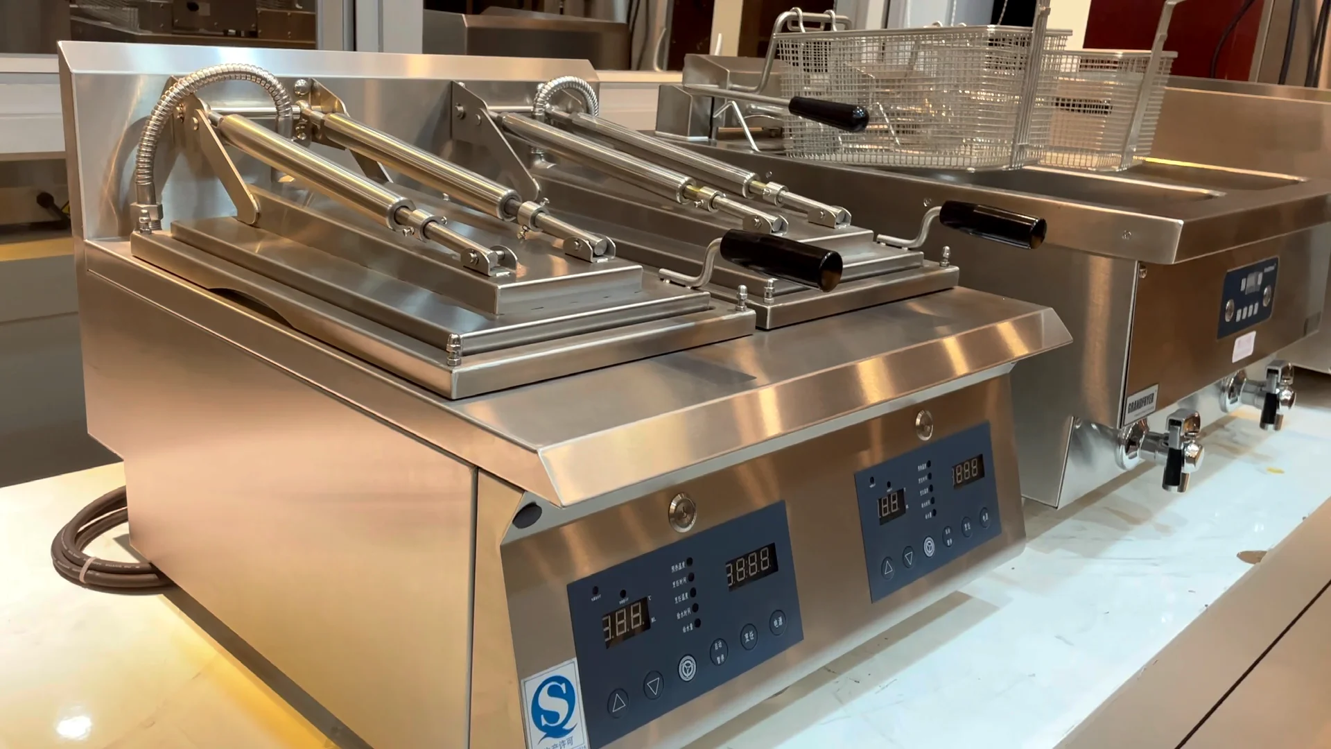 Commercial Electric Dumpling Gyoza Fry Griddle Grill Pan Machine New ...