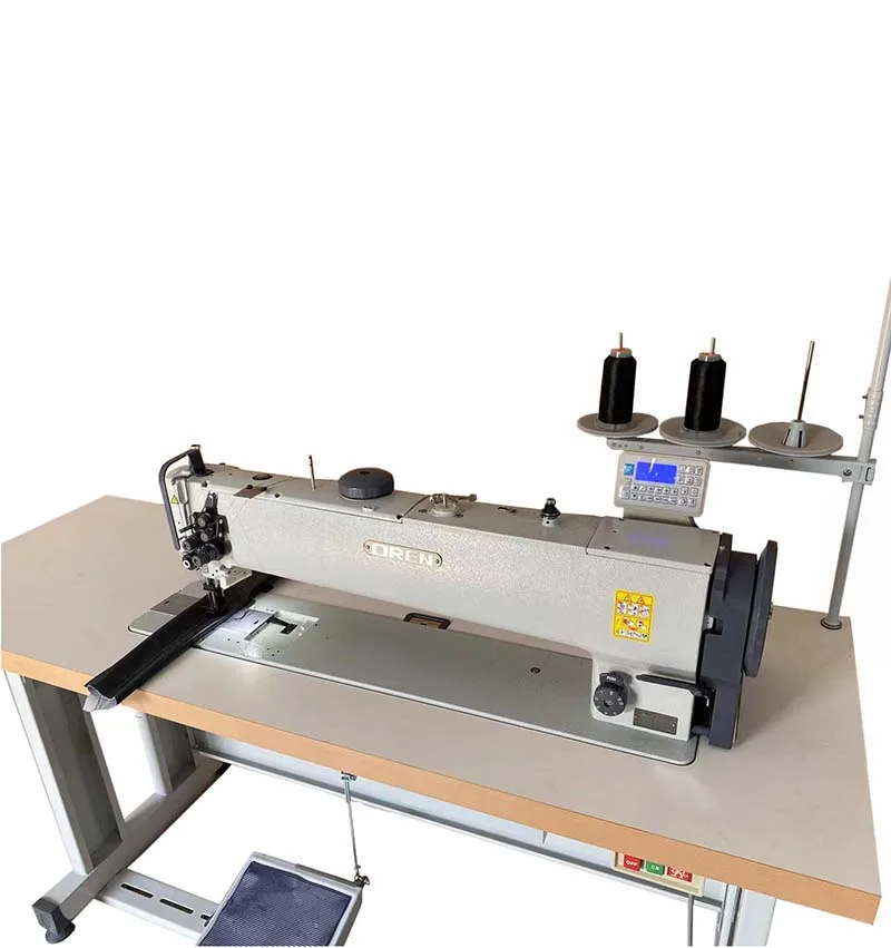 OREN Long Arm Double Needle Sewing Machine Garment Sewing Machine RN ...