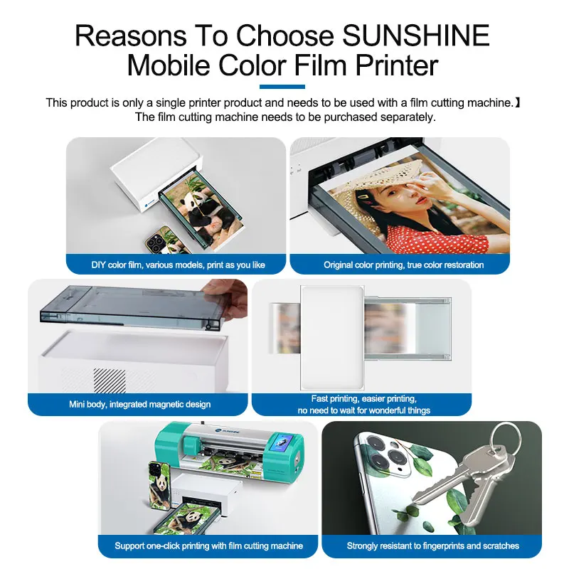 Sunshine C1 Mini Wifi Color Film Printer For Mobile Phones & Oem