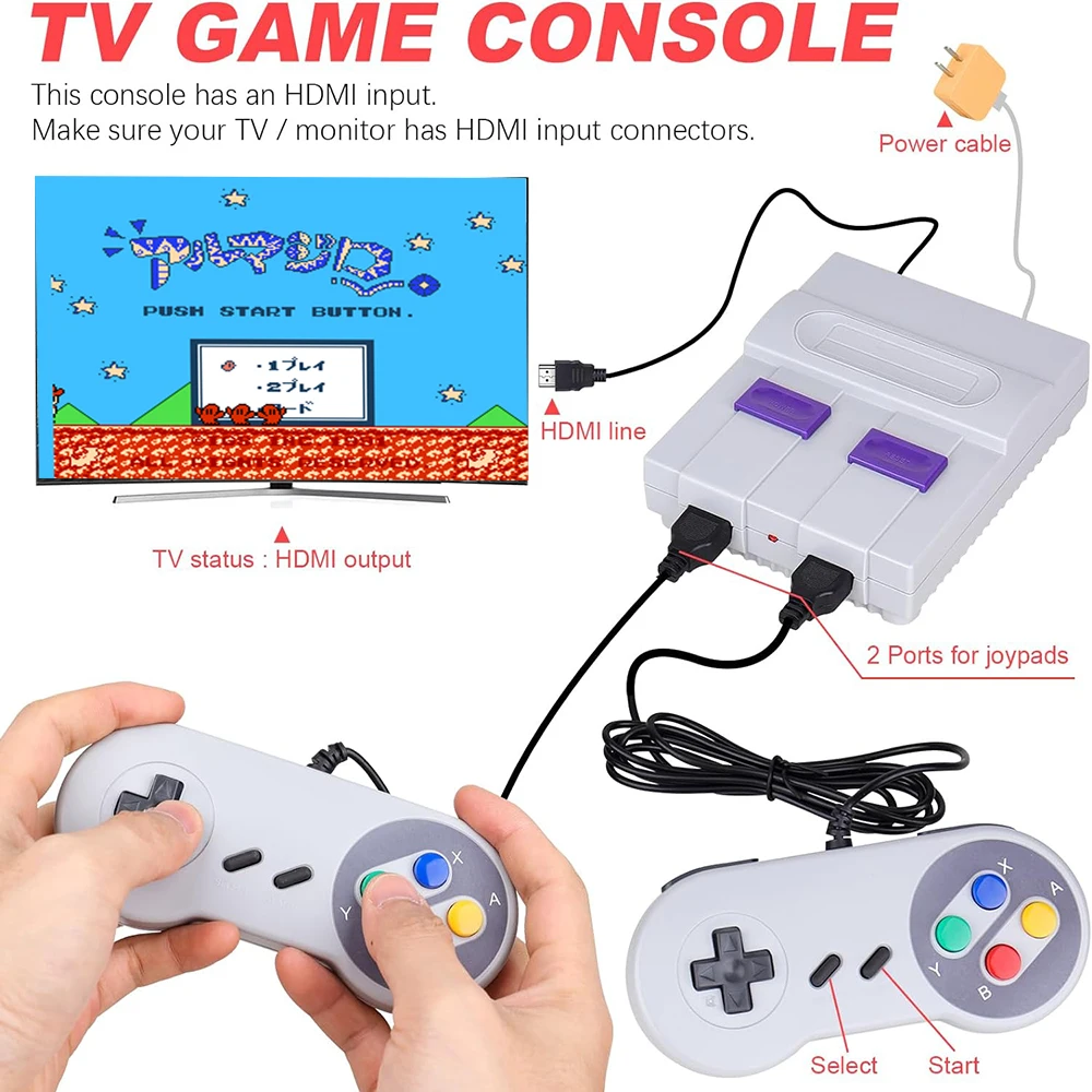 Family Classic Game Consoles Controller Childhood Retro Video Game ...