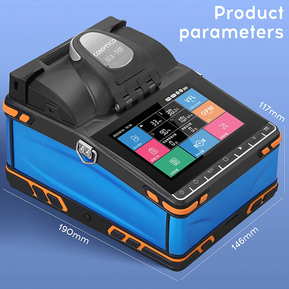 Comptyco Aua-70f Bule Fully Automatic Fusion Splicing Machine Fiber ...