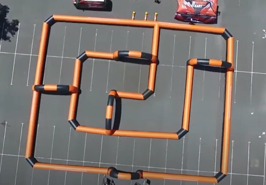 Kids Commercial Ride Inflatable Bumper Car Inflatable Bumper Cars Race ...