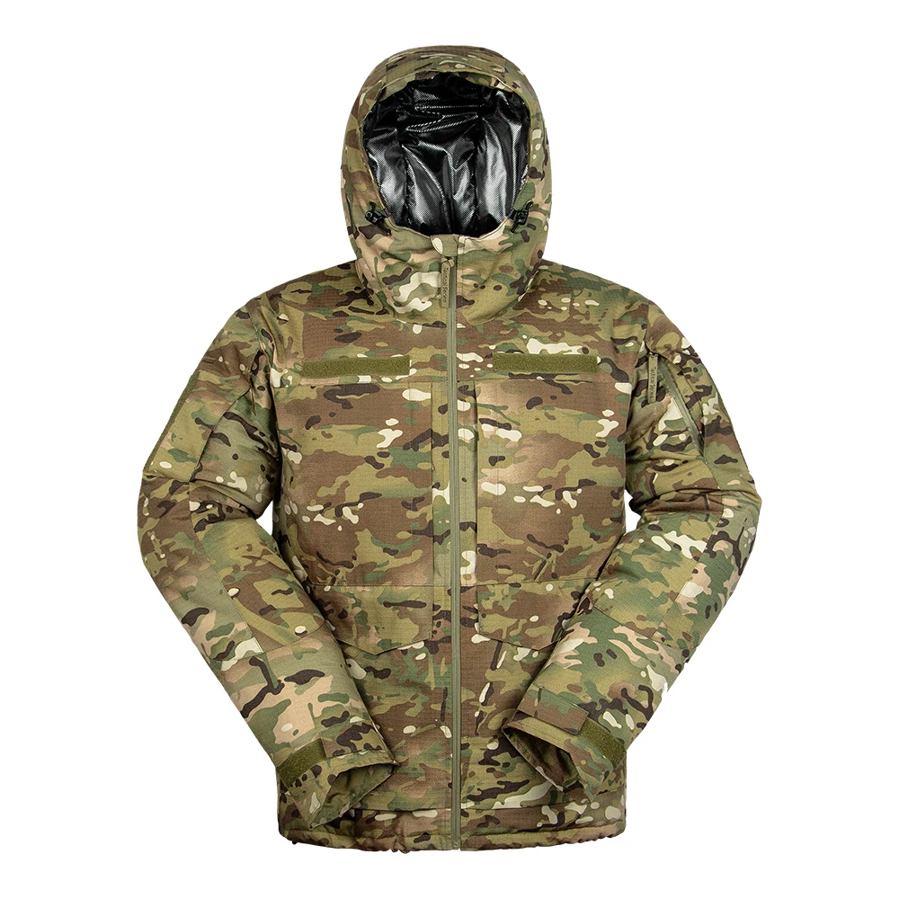 Fronter Camouflage Windbreaker Bubble MultiCam Jacket for Men ...