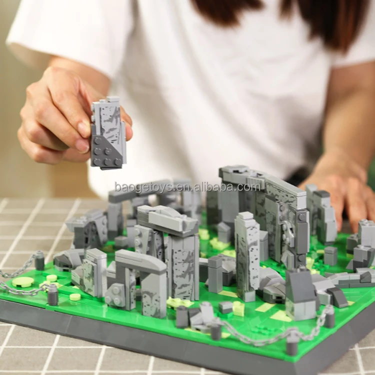Wange Building Block Sets Architecture Stonehenge Toy Kids Architecture ...