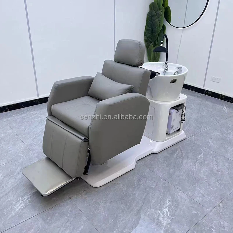 Customizable Electric Reclining Knead Massage Shampoo Bed Hair Salon Washing Water Therapy Head