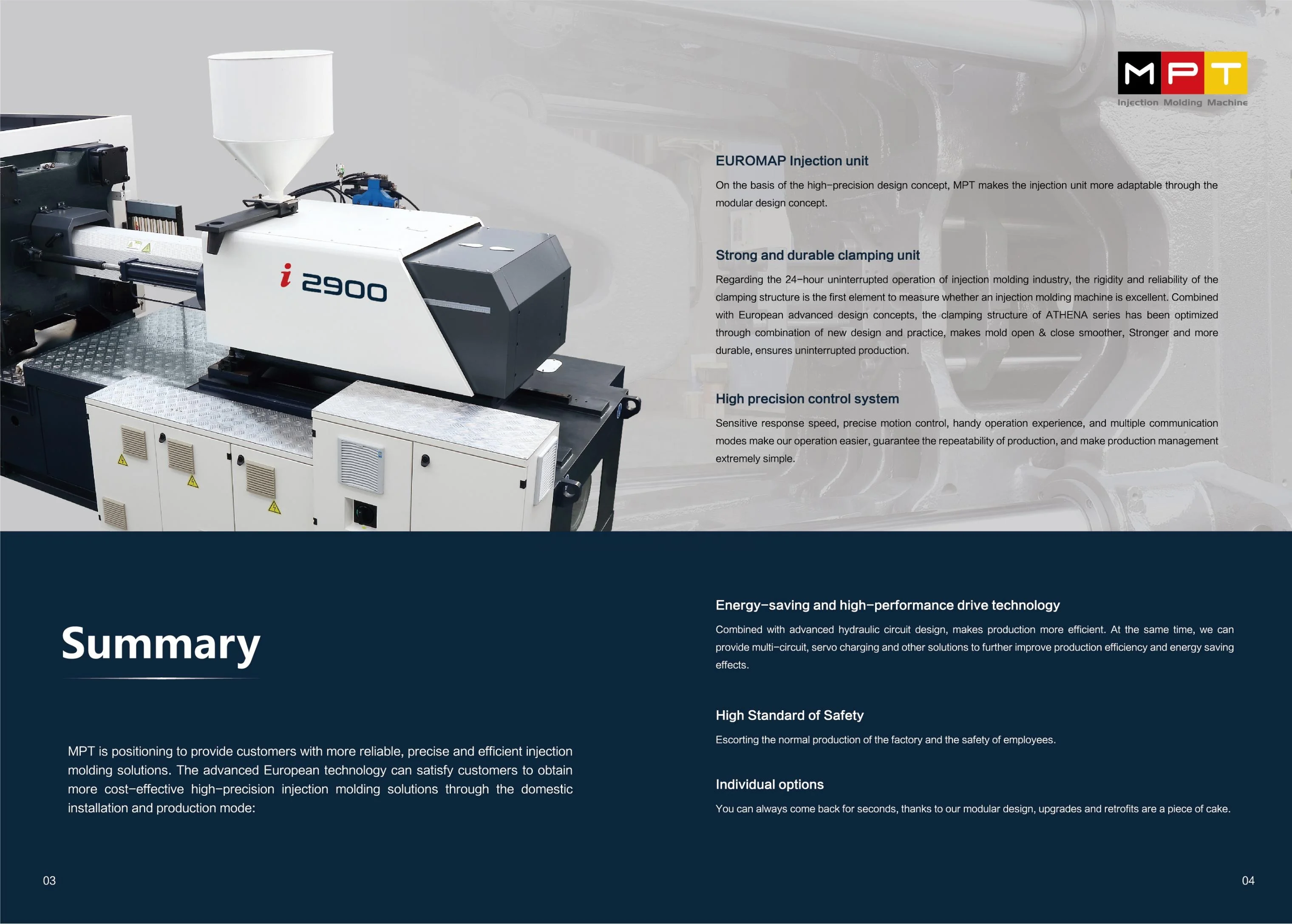 MPT 350Ton PET Hydraulic Servo Injection Molding Machine for Blood ...