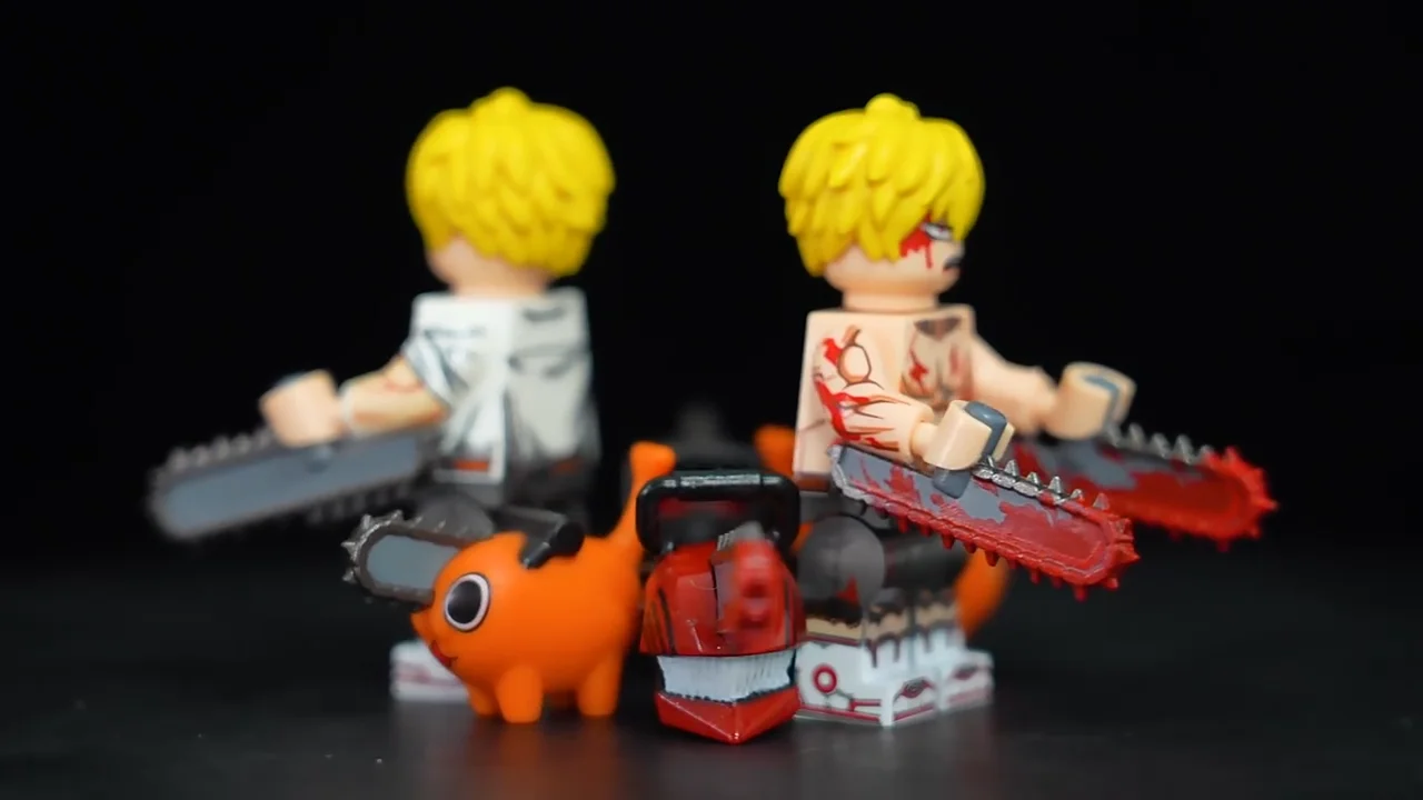 New Anime Chainsaw Man Electric Saw Denji Pochita Devil Mini Action ...