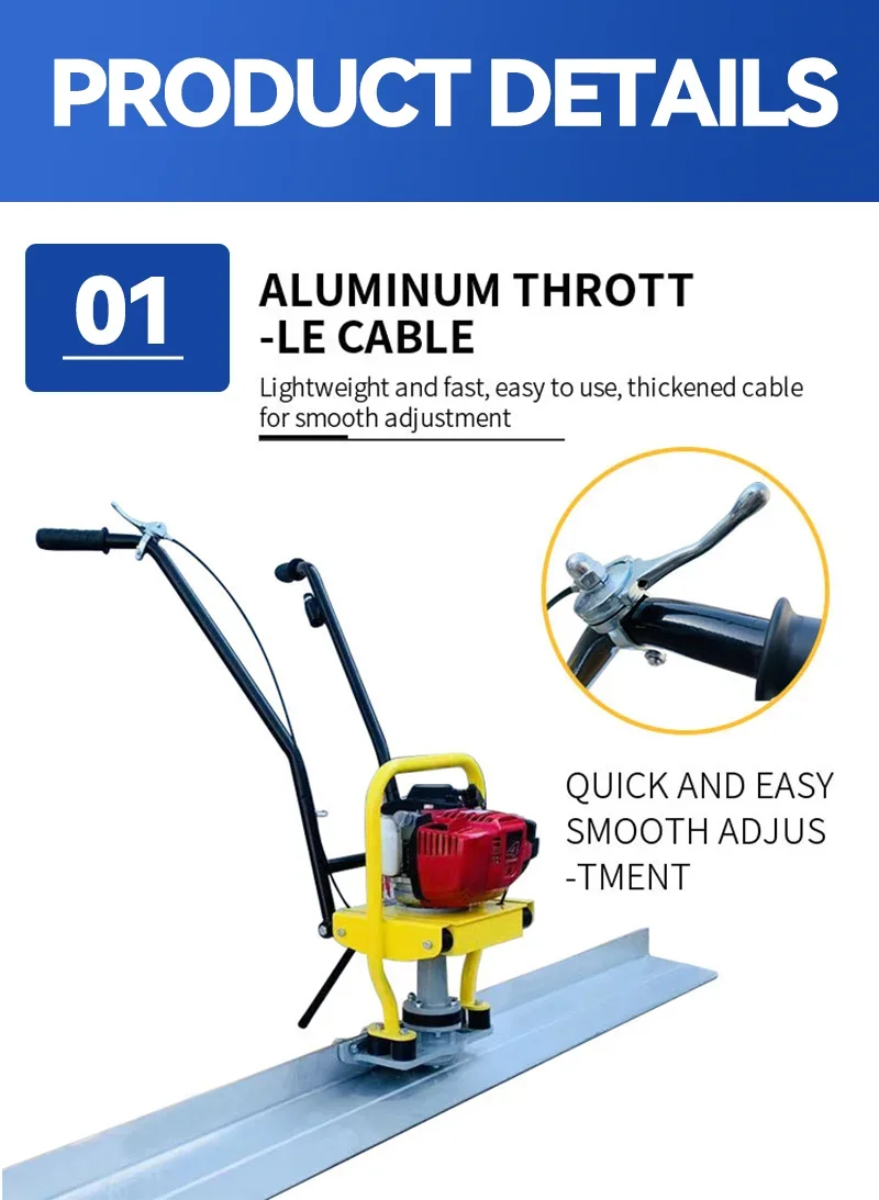 New Concrete Finish Tool Carbon Steel Road Construction Trowel ...